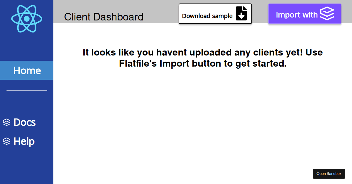 CRM: Lead Import Example - Dylan - Codesandbox
