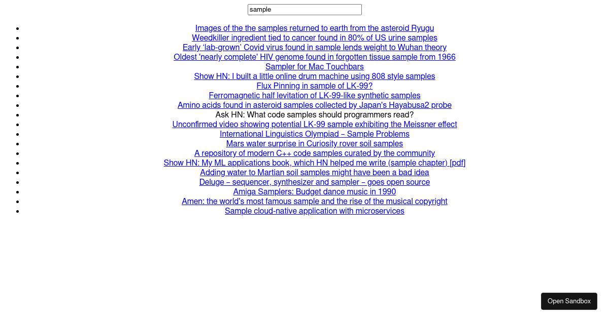 Axious-Practice - Codesandbox