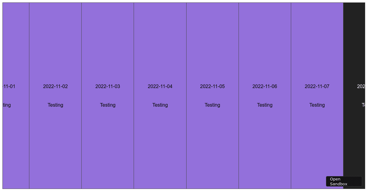 Horizontal Infinite Scroll (WIP) - Codesandbox
