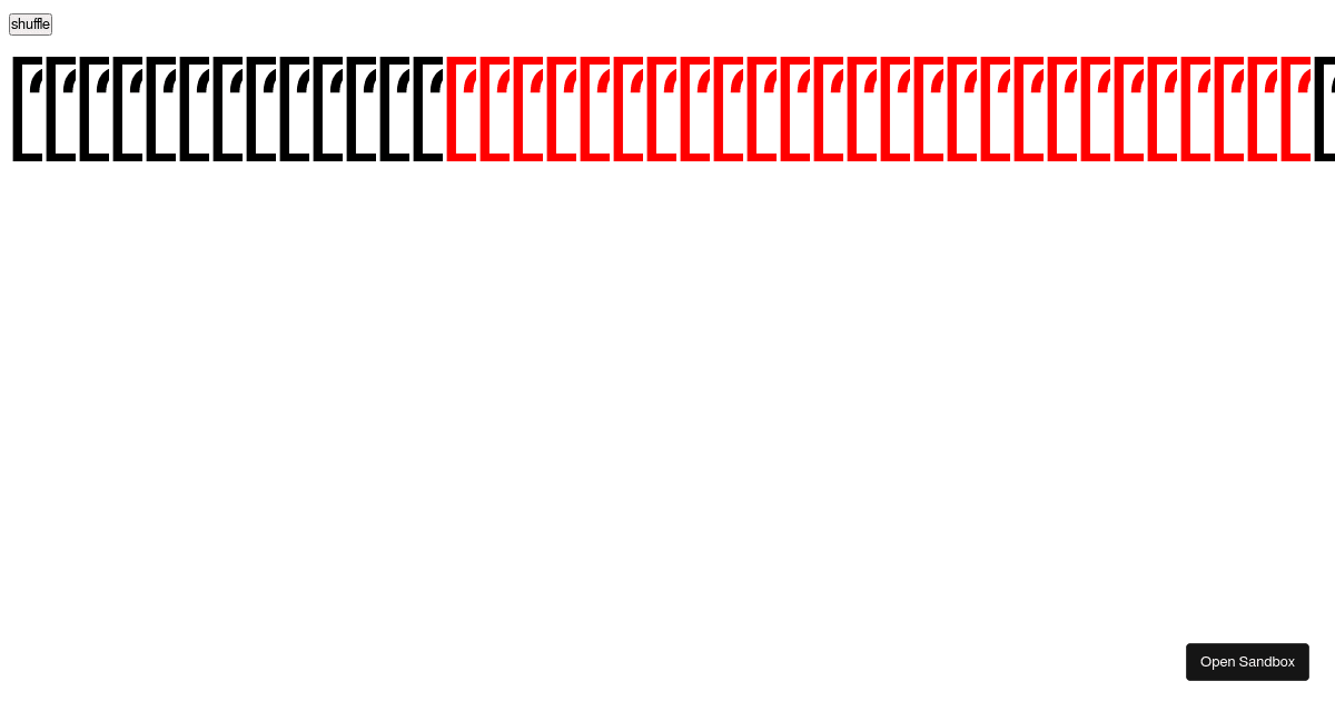 z-shuffle poker - Codesandbox