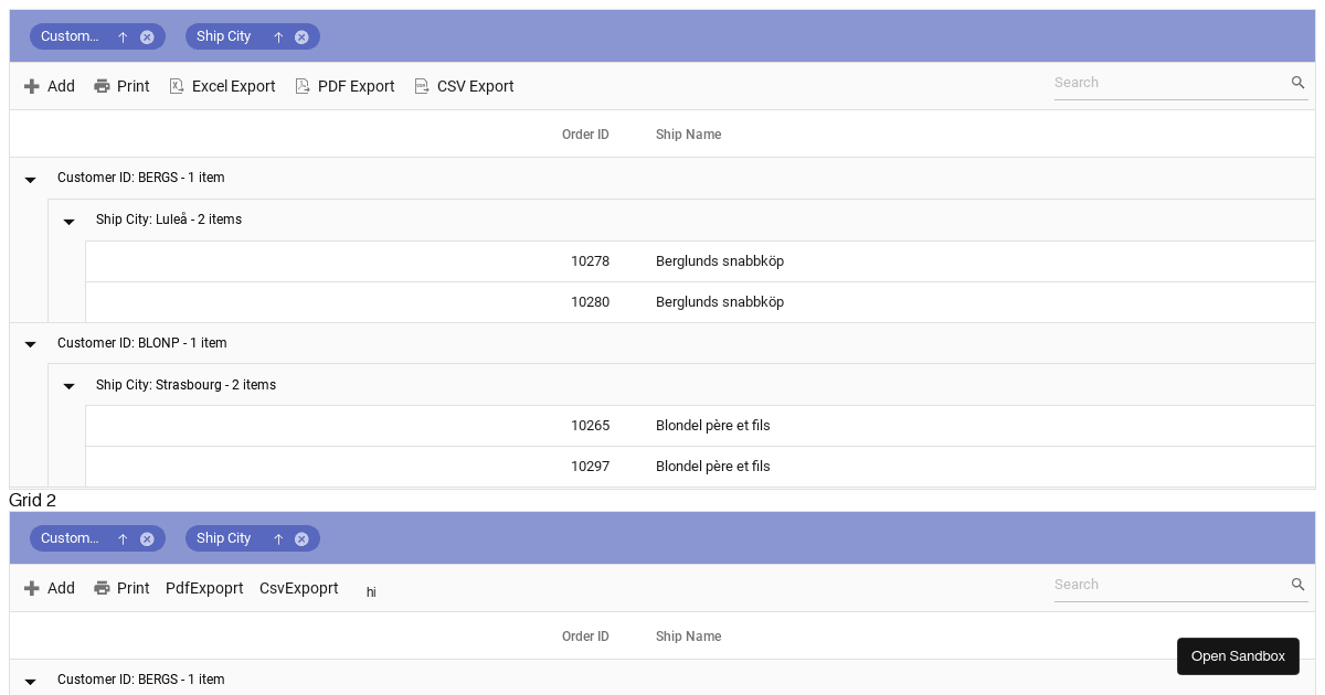 Vue Template Codesandbox