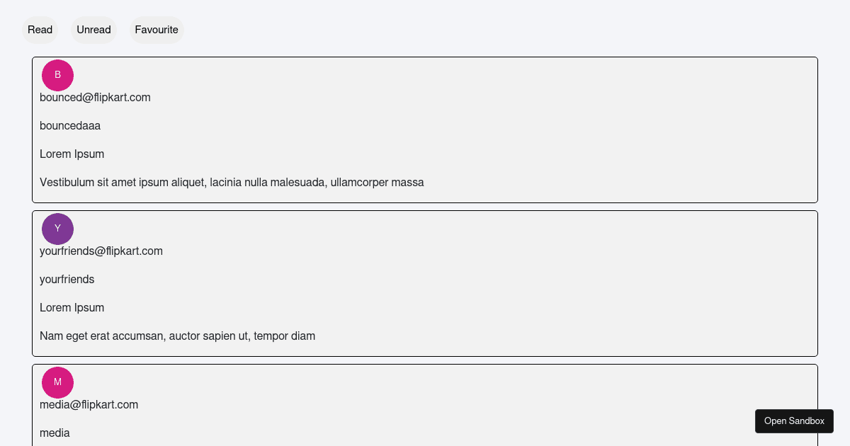 interview - Codesandbox