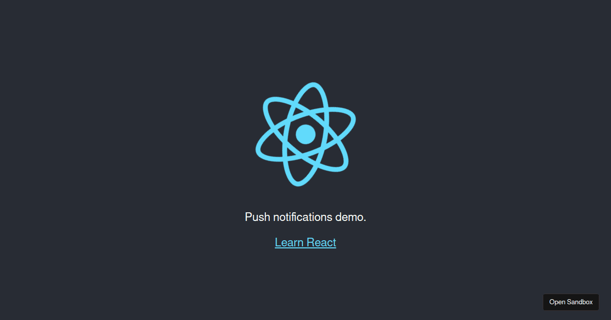 seladir/demo-webpush-react - Codesandbox