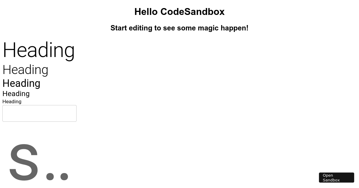 pedantic-elion-0o62wj - Codesandbox