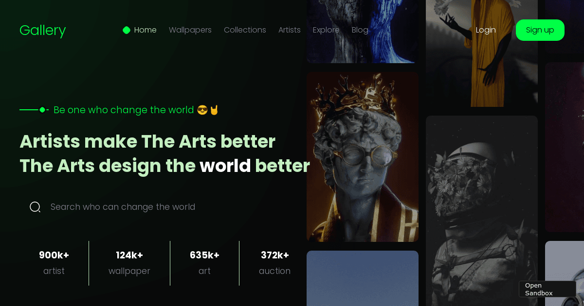 gallery - Codesandbox