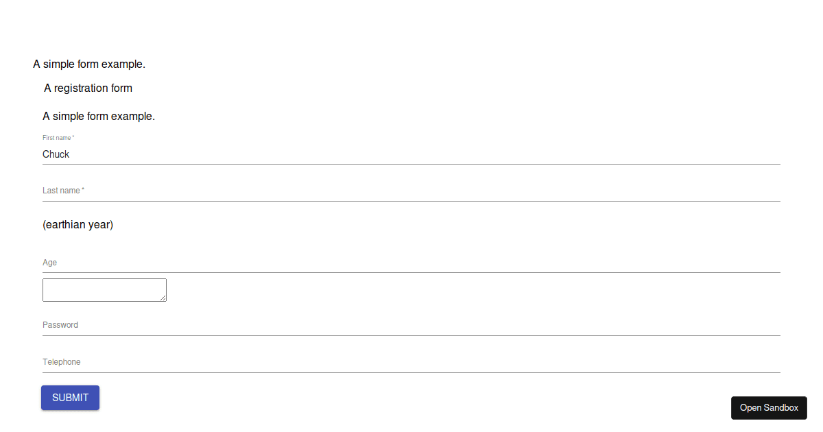 React Jsonschema Form Mozilla With Material Ui And React Select Forked Codesandbox