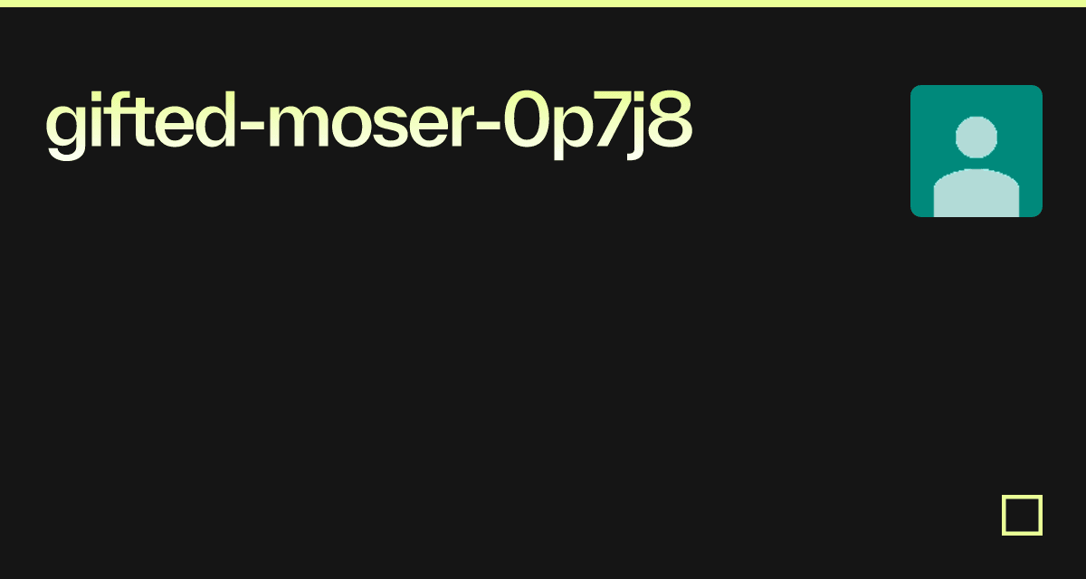 gifted-moser-0p7j8 - Codesandbox