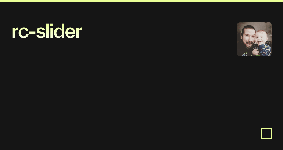 rc-slider - Codesandbox