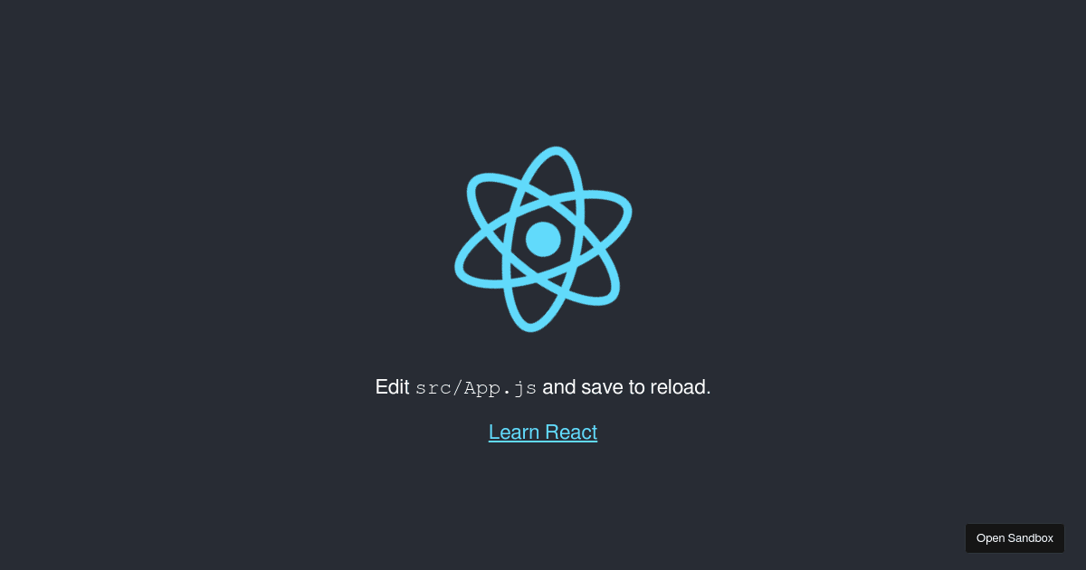 create-react-app - Codesandbox
