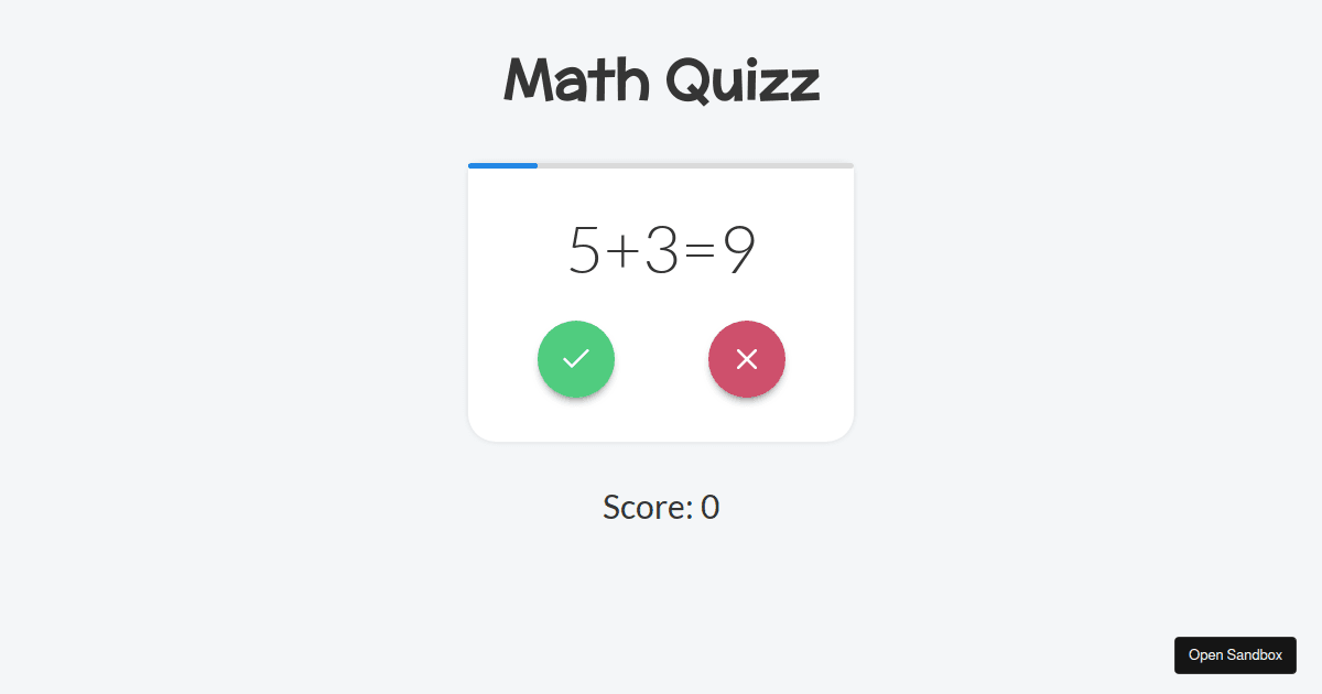 math-quiz-app - Codesandbox