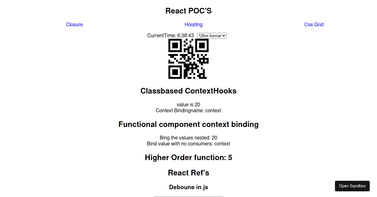 react-poc's - Codesandbox