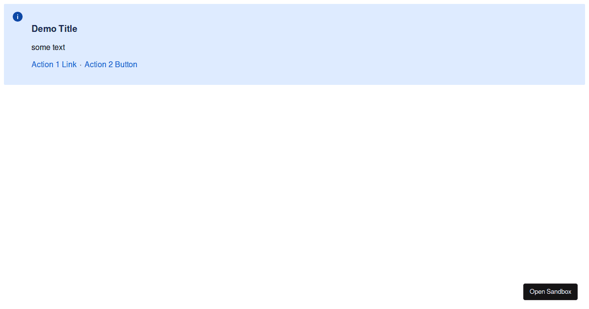 Section Message Issue Codesandbox