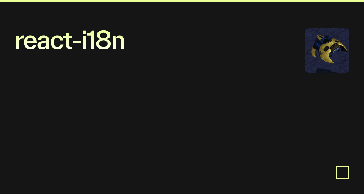 react-i18n - Codesandbox