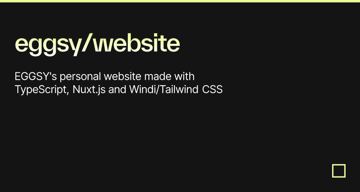eggsy/website - Codesandbox