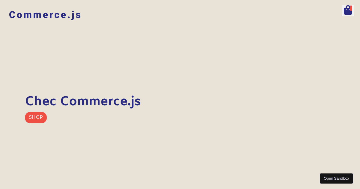 commercejs-react-functional - Codesandbox