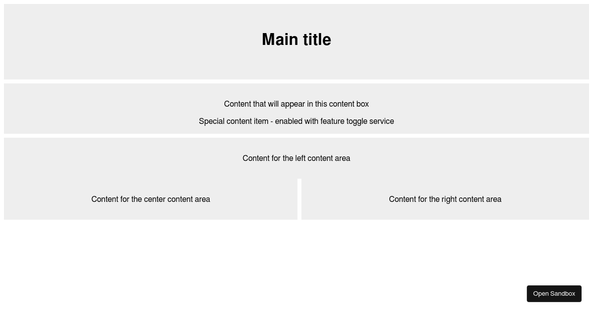 JSON React Layout (forked) - Codesandbox