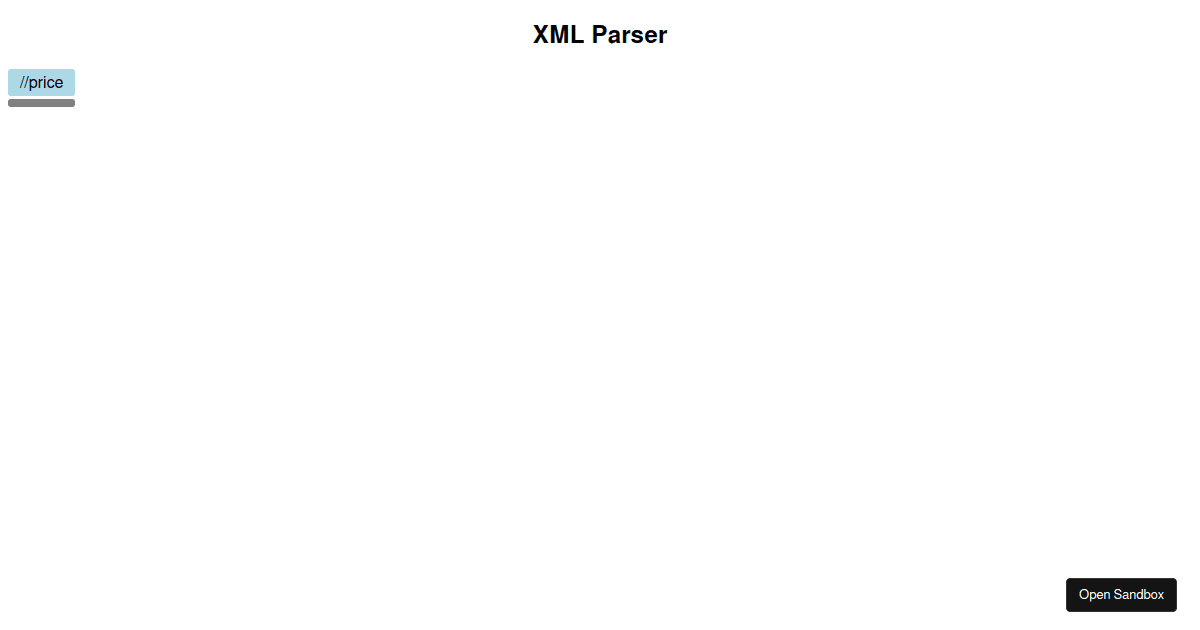 xml_parser - Codesandbox