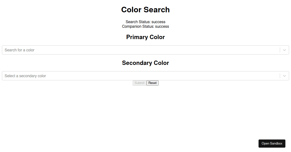 React Select With React Query Codesandbox