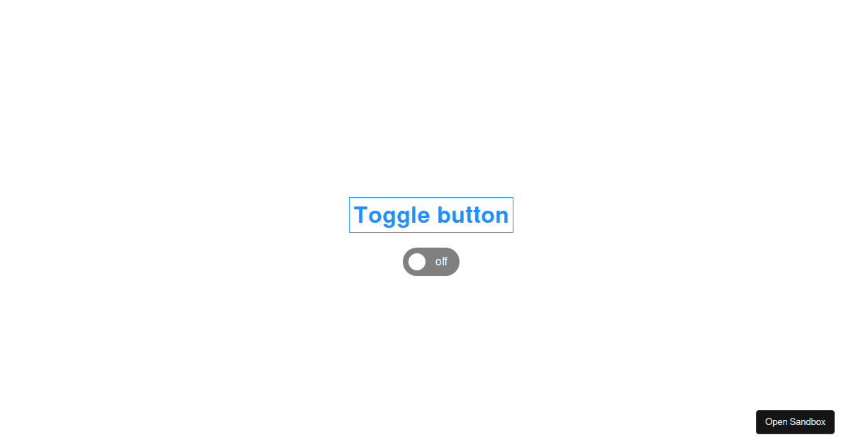toggle-button-static-dev.to - Codesandbox