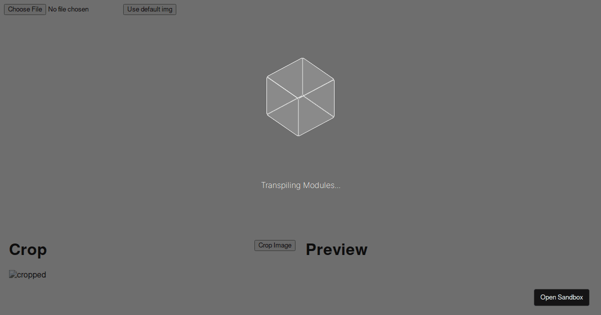 react-cropper demo - Codesandbox