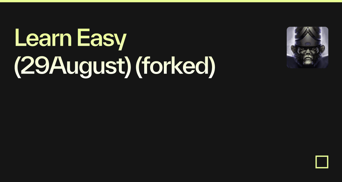 Learn Easy (29August) (forked) - Codesandbox