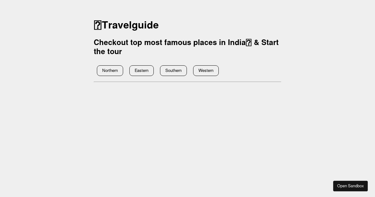 travel-project - Codesandbox