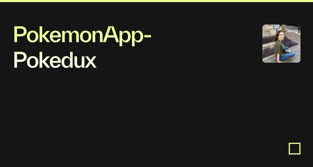 PokemonApp-Pokedux - Codesandbox