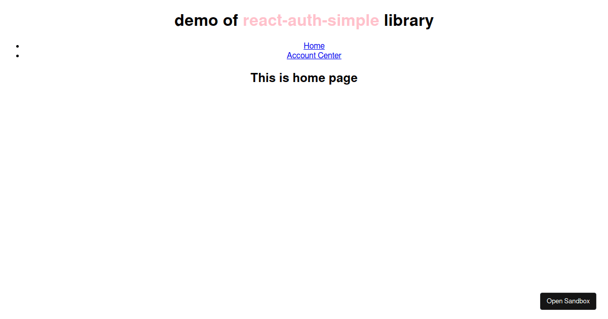 react-auth-simple-demo - Codesandbox