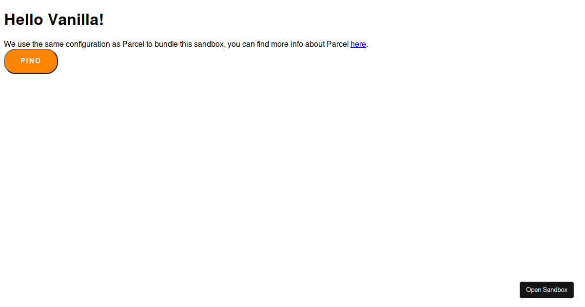 glitch sandbox - Codesandbox