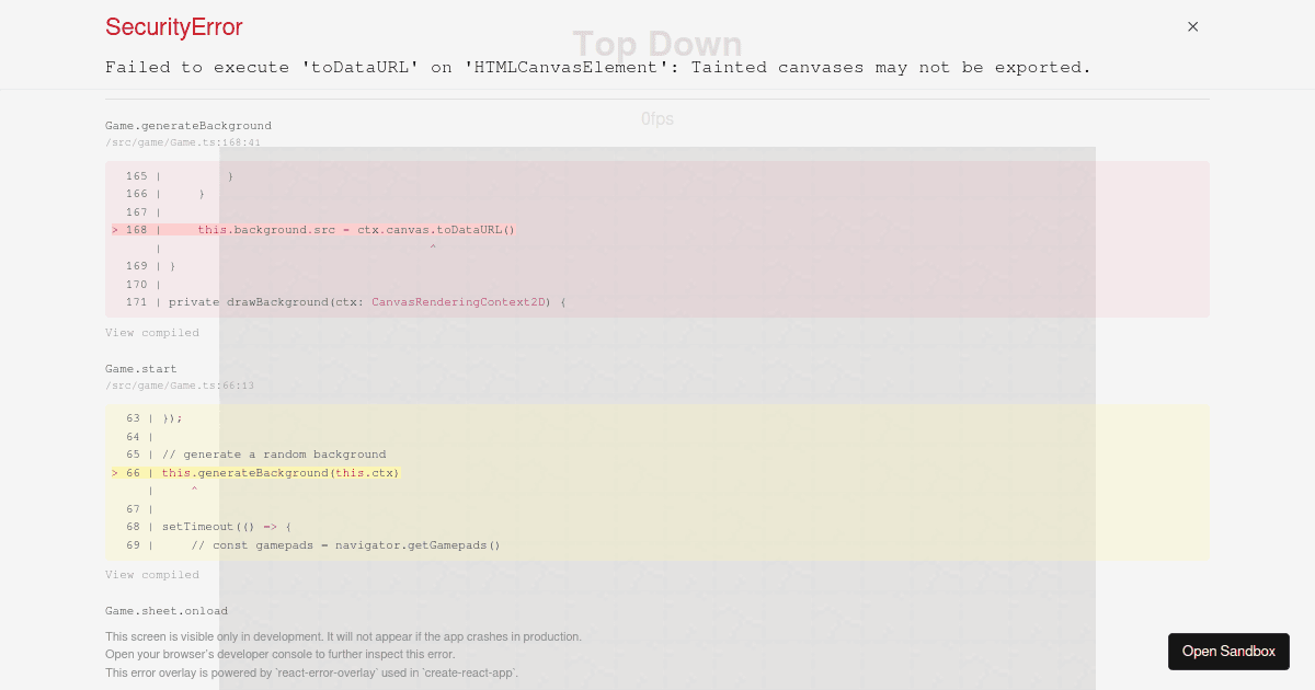 top-down - Codesandbox