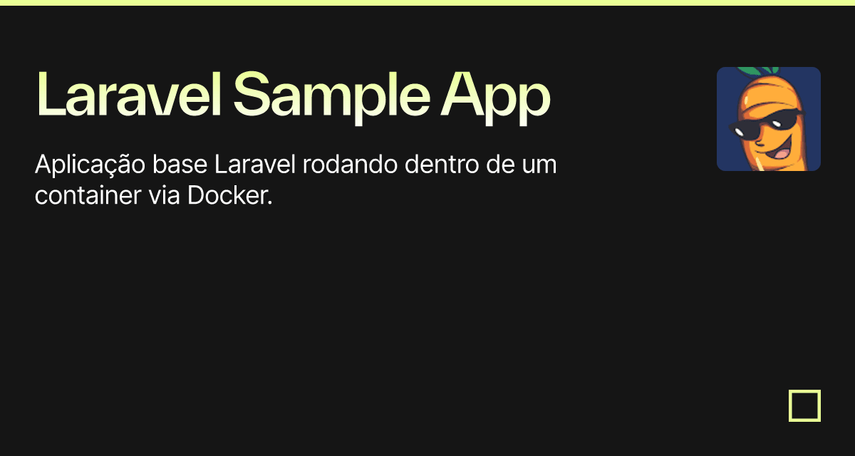 Laravel Sample App - Codesandbox