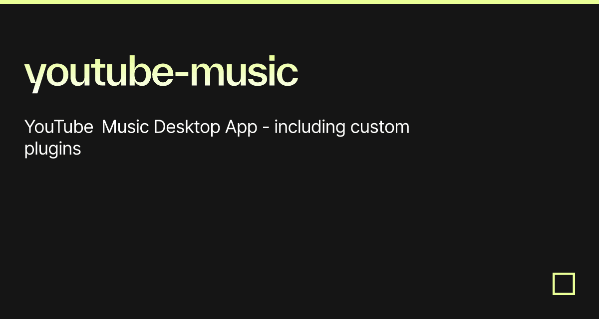 youtube-music - Codesandbox