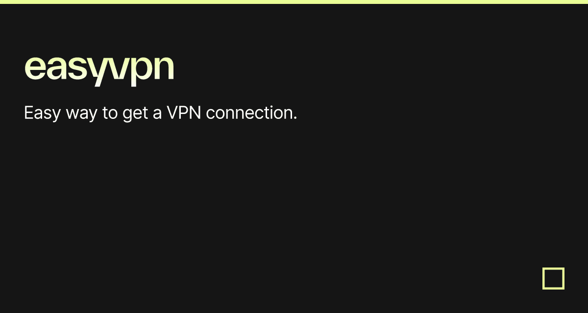 easyvpn - Codesandbox