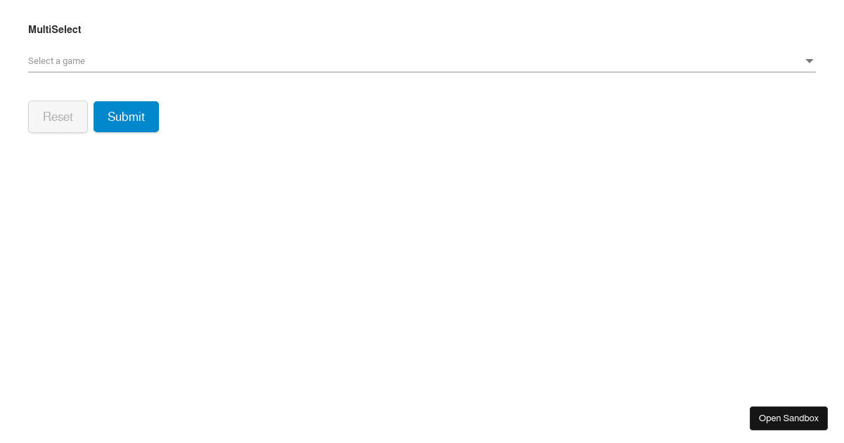 Formik 1.2 x React Select Example - Codesandbox