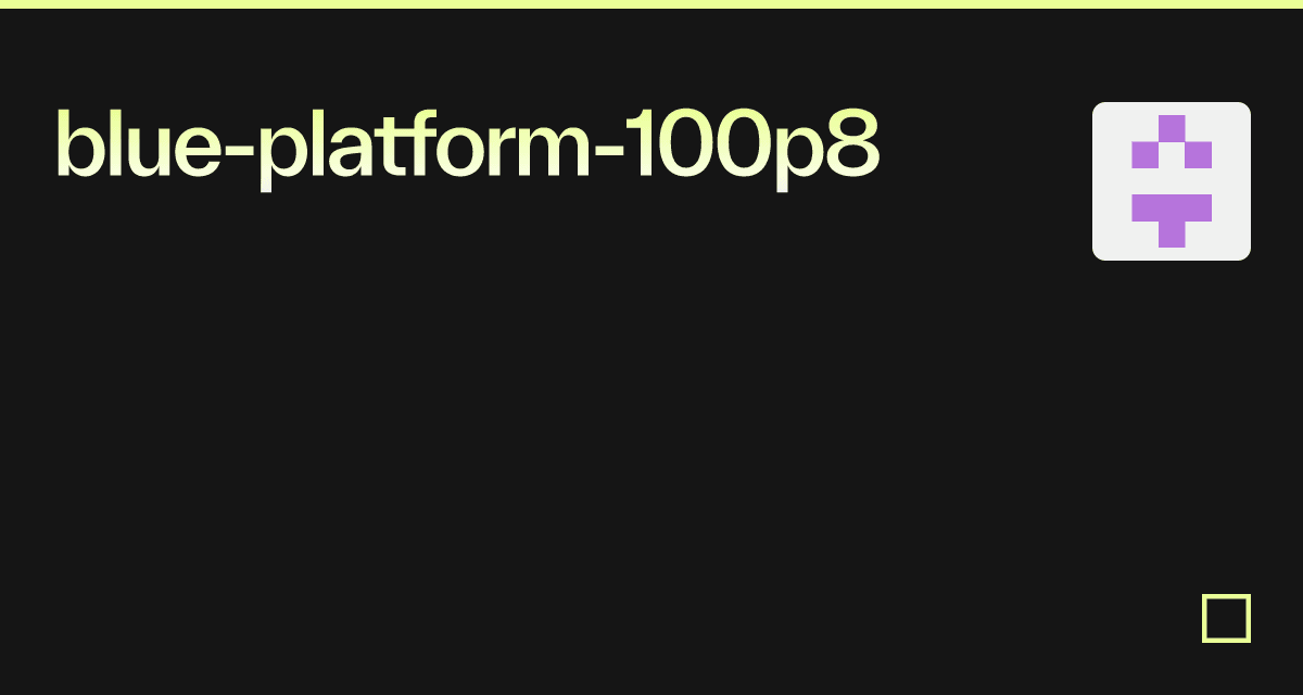 blue-platform-100p8 - Codesandbox
