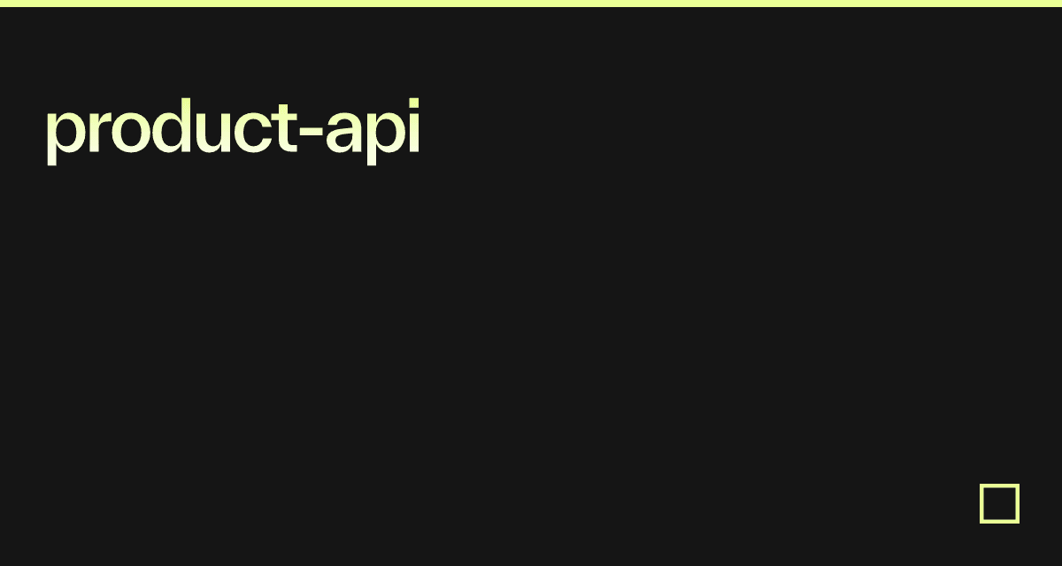 Product Api Codesandbox