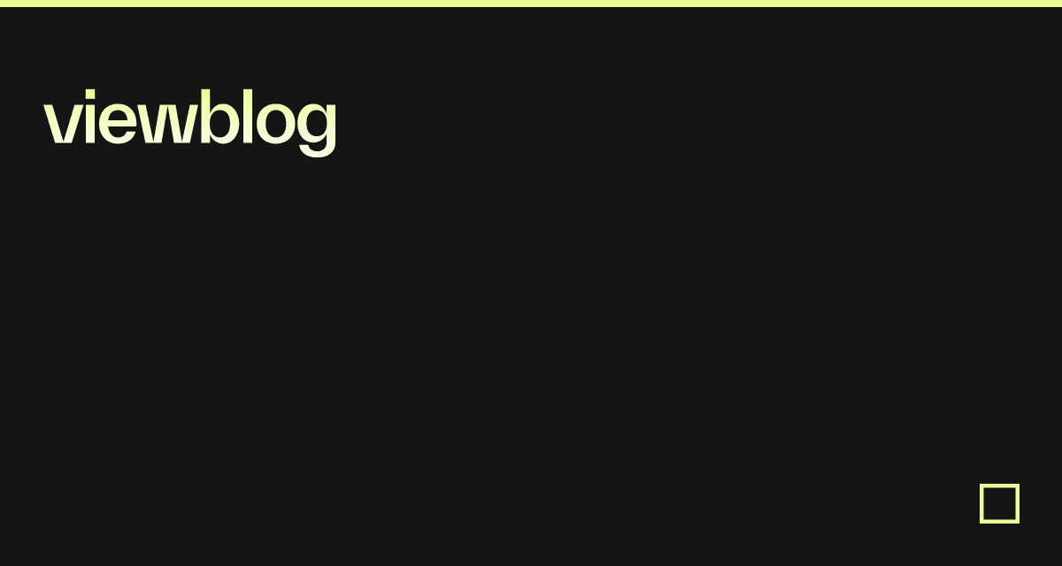 viewblog - Codesandbox