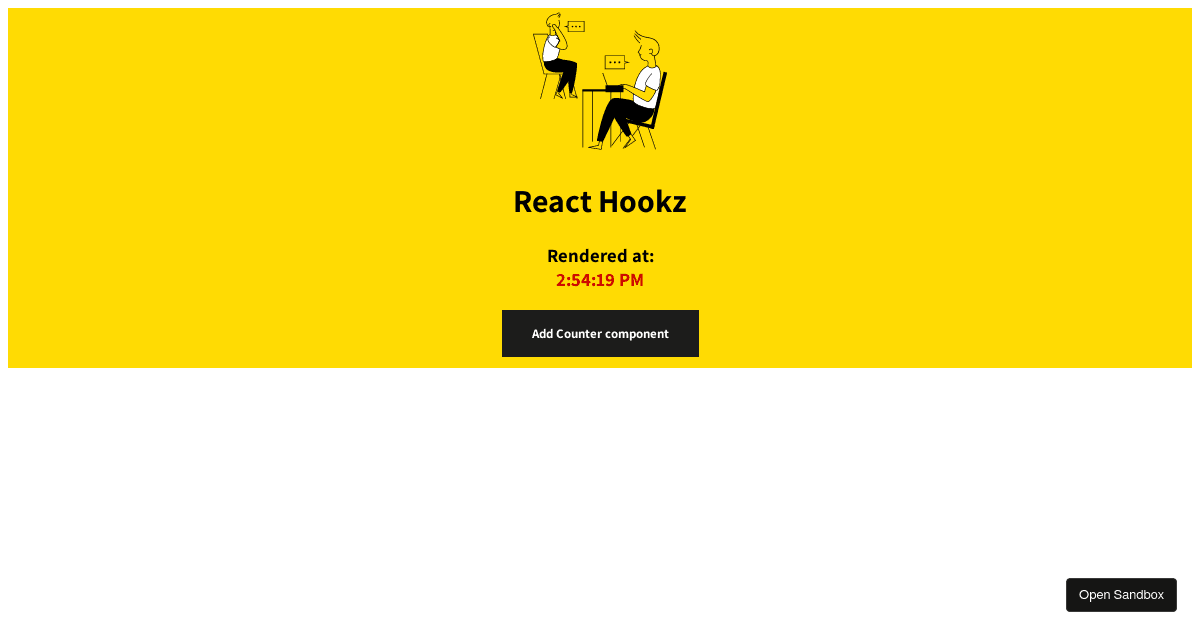 React Hookz Hoc Codesandbox