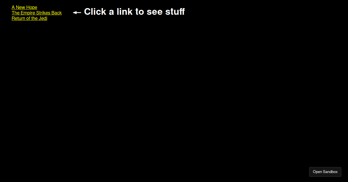 React Router Exercise (forked) - Codesandbox
