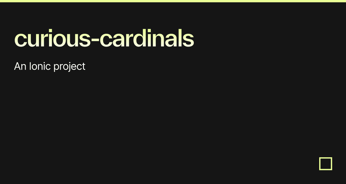 curious-cardinals - Codesandbox