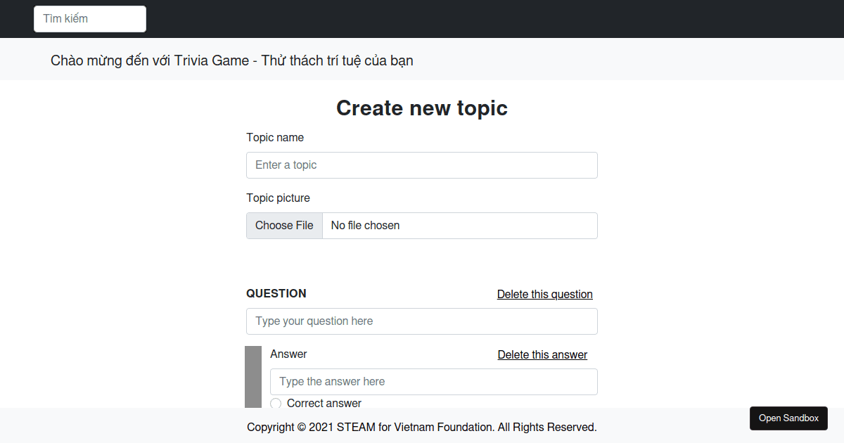 trivia-final-example - Codesandbox