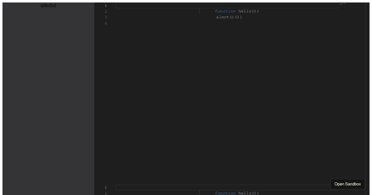 IDE-editor - Codesandbox IDE-editor - Codesandbox