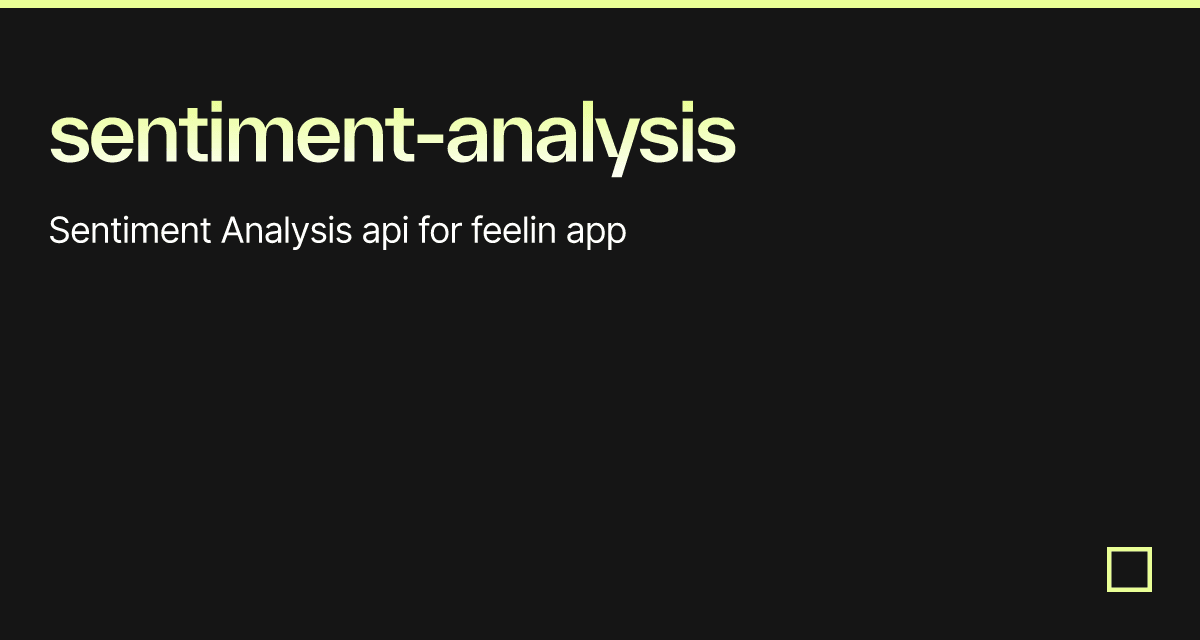 sentiment-analysis - Codesandbox