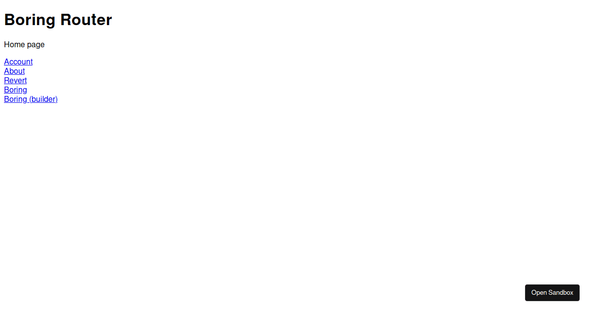 @boring-router-examples/basic - Codesandbox