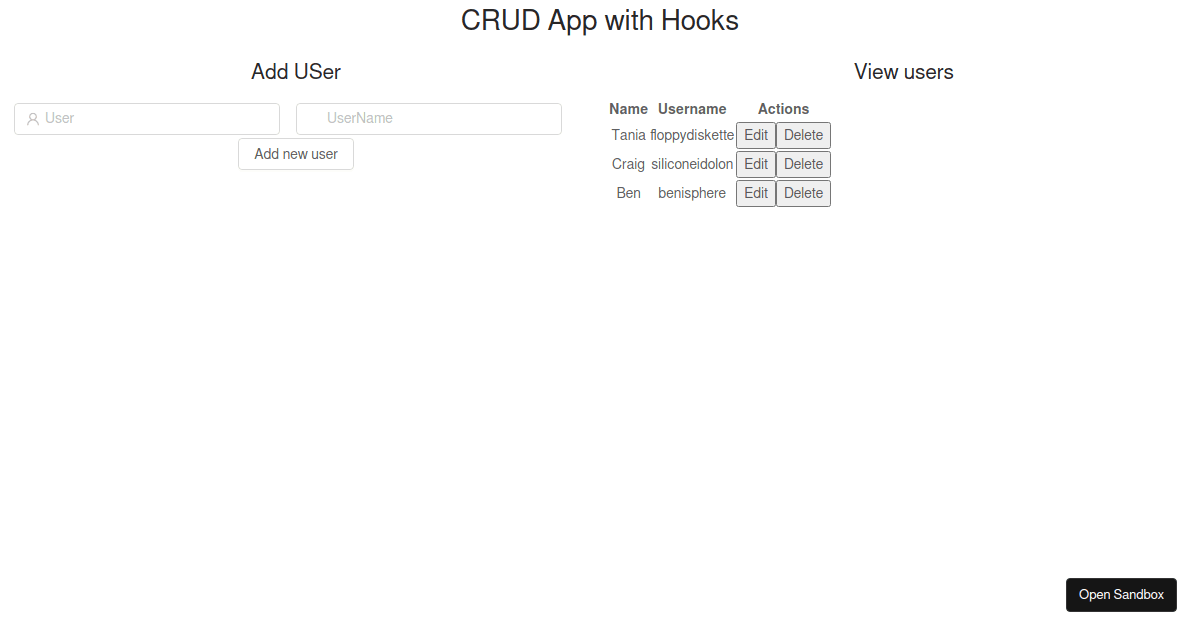 crud -antd - Codesandbox