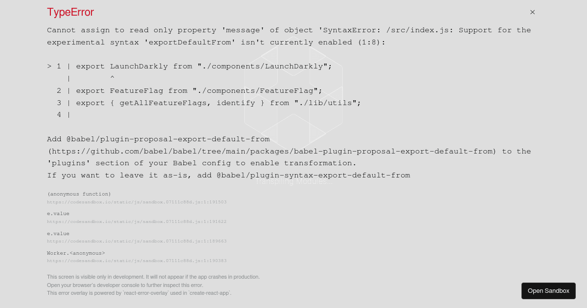 react-launch-darkly - Codesandbox