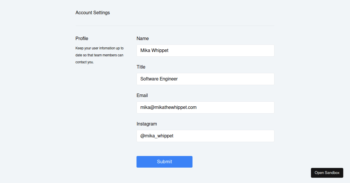 $attrs - Codesandbox