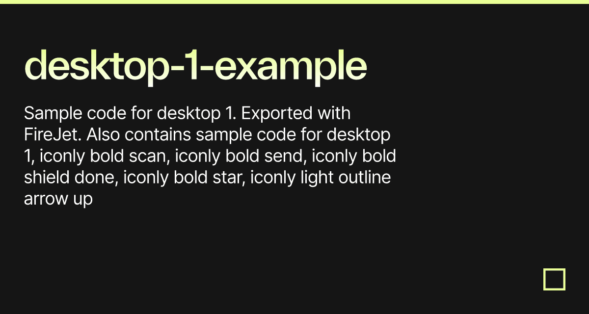 desktop-1-example - Codesandbox