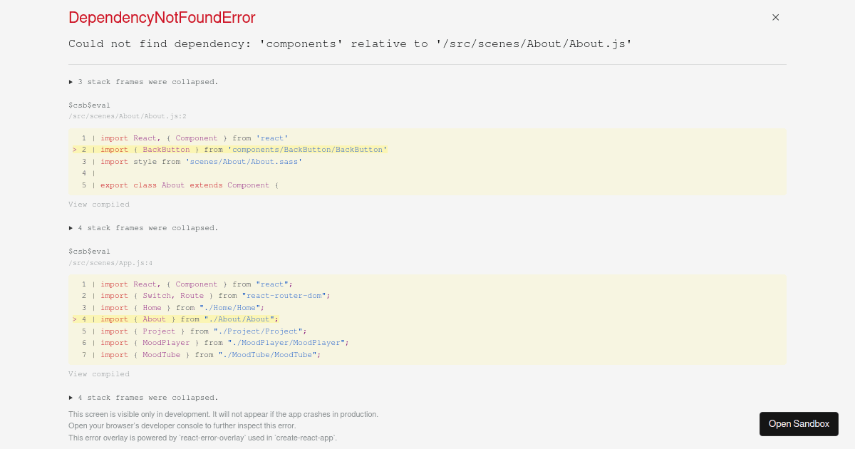 portfolio - Codesandbox