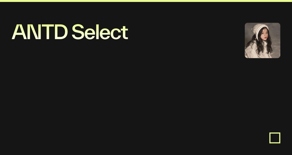 ANTD Select - Codesandbox